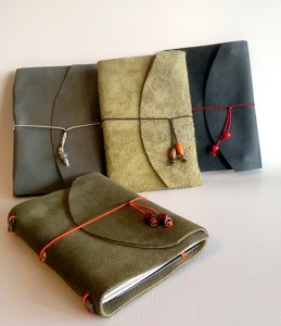 Fundas reusables de cuero para libretas, tamaño A5 / Refillable leather ...
